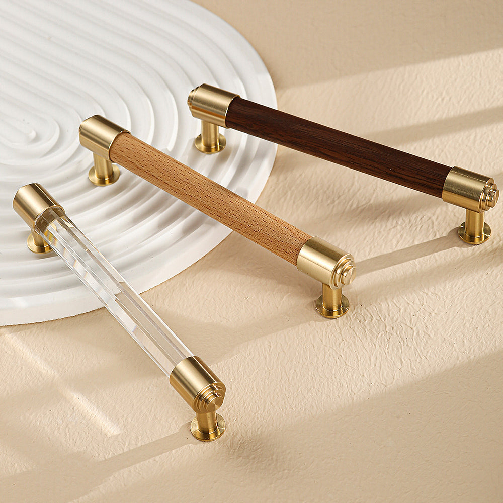 Goldenwarmuk Cabinet Handles Door Drawer Handle Double Hole Handles ...