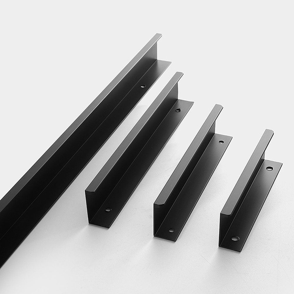 Modern Finger Edge Pulls for Kitchen Cabinets | Goldenwarm UK