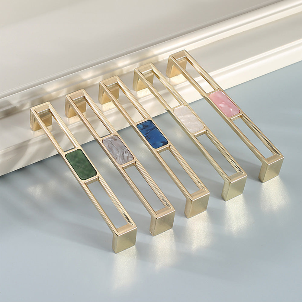 GoldenwarmUK Crystal Gold Cabinet Handles Kitchen Cabinet Handles ...