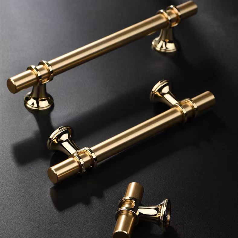 Modern wardrobe cabinet handles gold kitchen handles | Goldenwarm UK