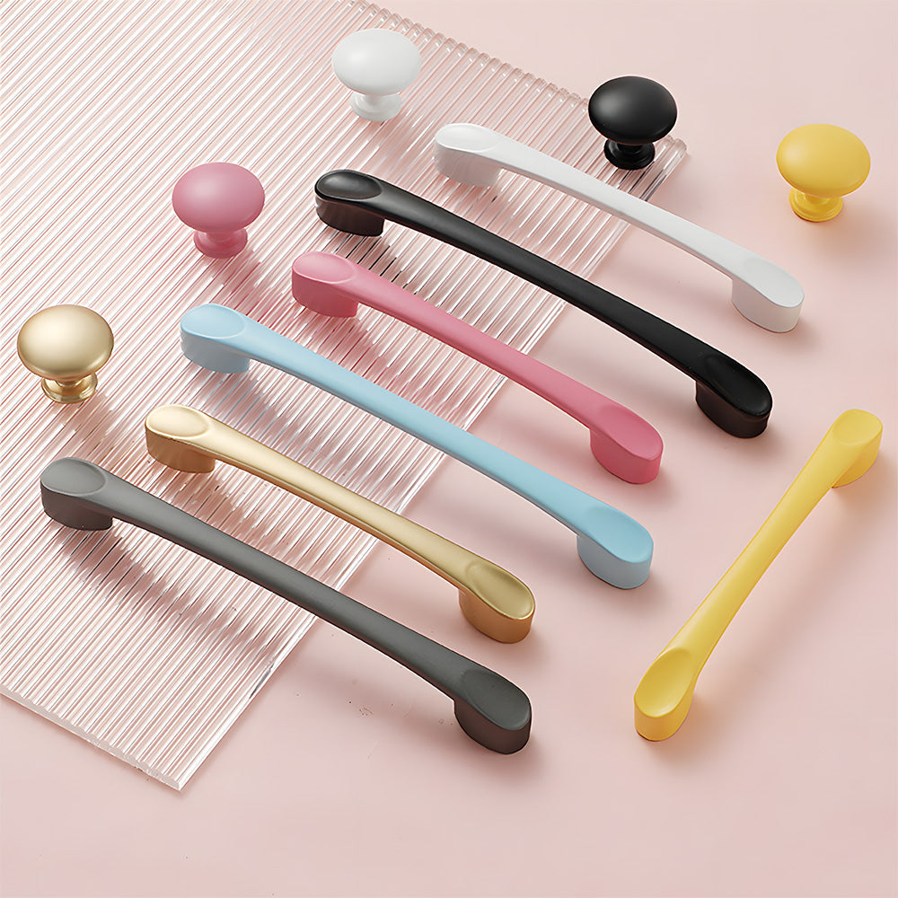 Modern Cabinet Handles Decorative Colorful Drawer Pulls | GoldenwarmUK