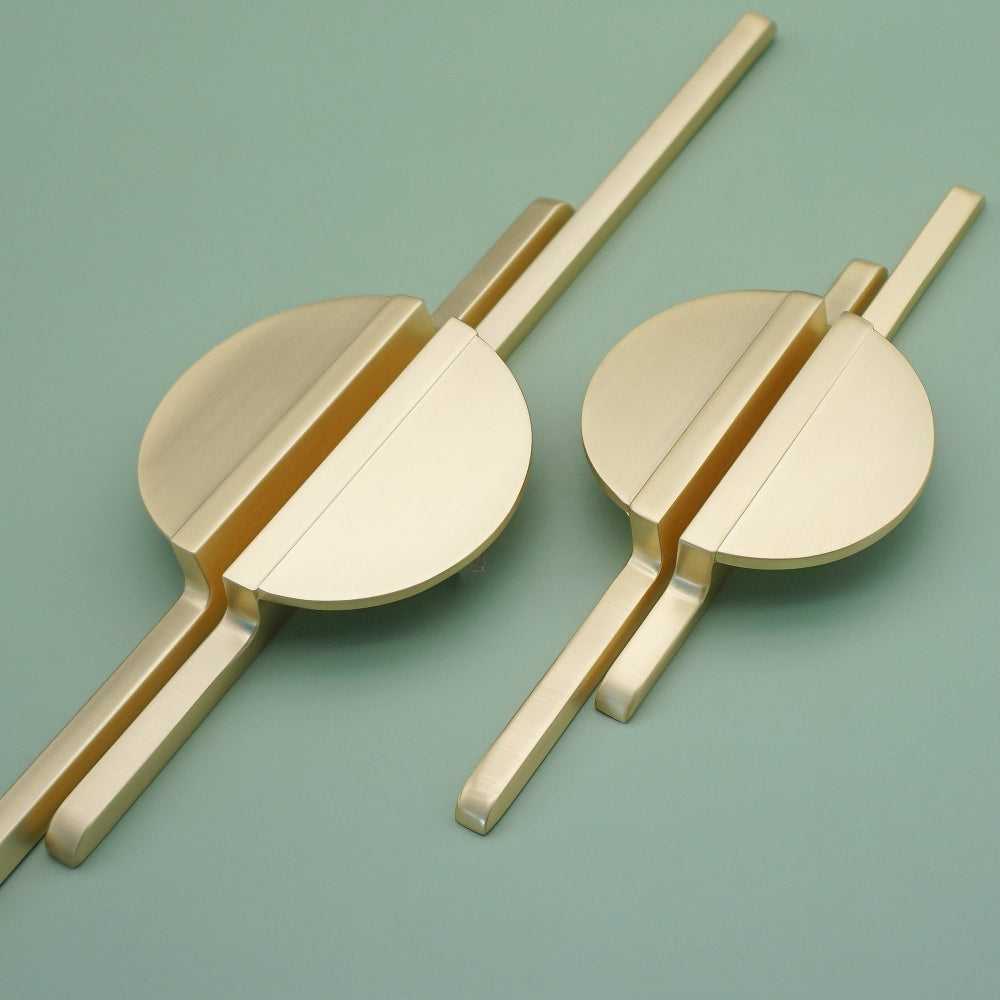 Kitchen Cupboard Drawer Pulls Gold Ironmongery Cabinet Handles ...
