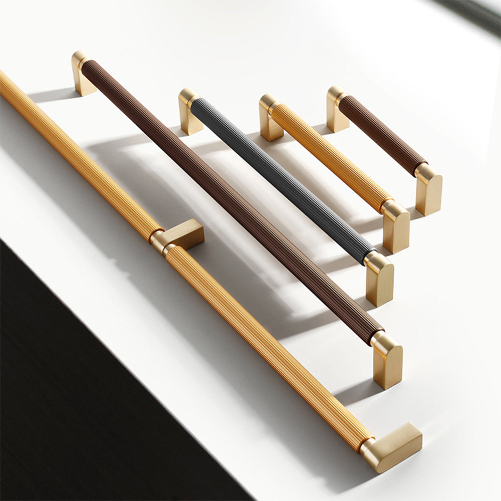 Modern Two Toned Kitchen Cabinet Drawer Handles | Goldenwarmuk