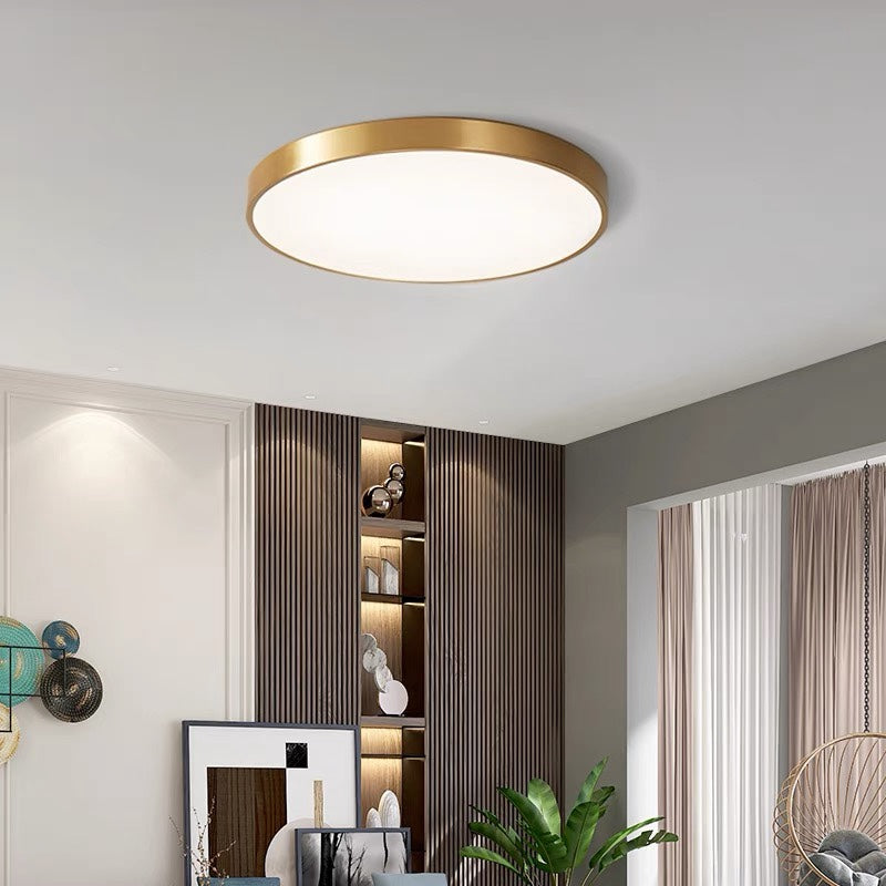 Goldenwarm Modern Simple Circular Ceiling Light Flush Mount LED Ceiling ...
