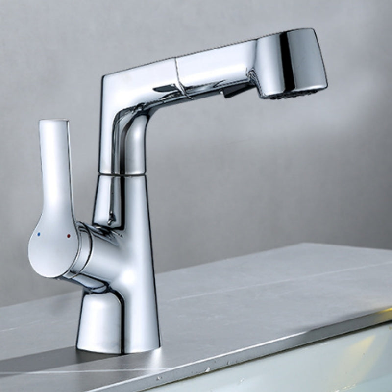 GoldenwarmUK Bathroom Taps Modern Leaking Mixer Pull Out Sink Tap