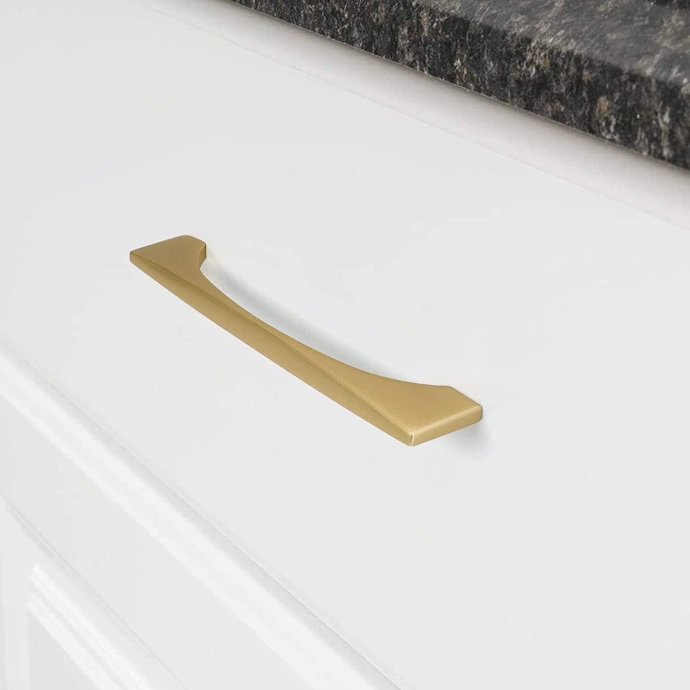 GoldenwarmUK Cabinet Handles Arch Aluminum Alloy Pulls for Kitchen Drawer